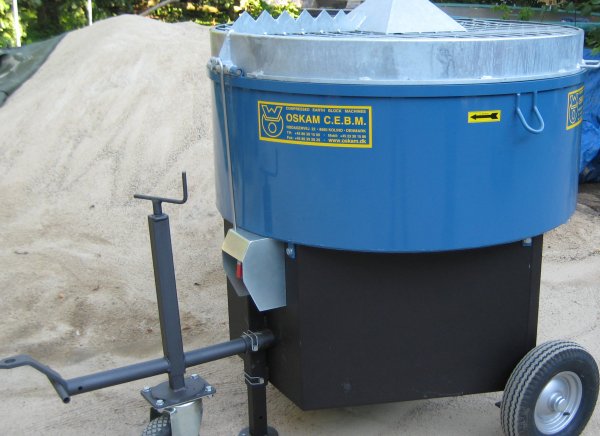 Mezcladora 500LB (adobe, yeso y hempcrete)